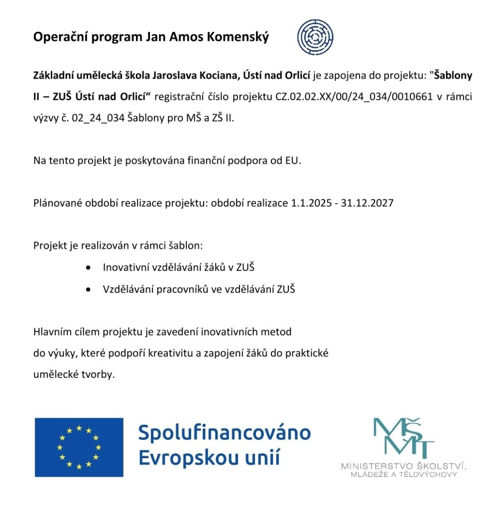 Návštěva Pražského komorního baletu – Základní umělecká škola Jaroslava ...